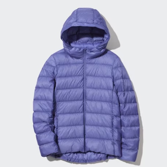 Uniqlo | Jackets & Coats | Uniqlo Purple Light Down Puffer Jacket Sz M ...